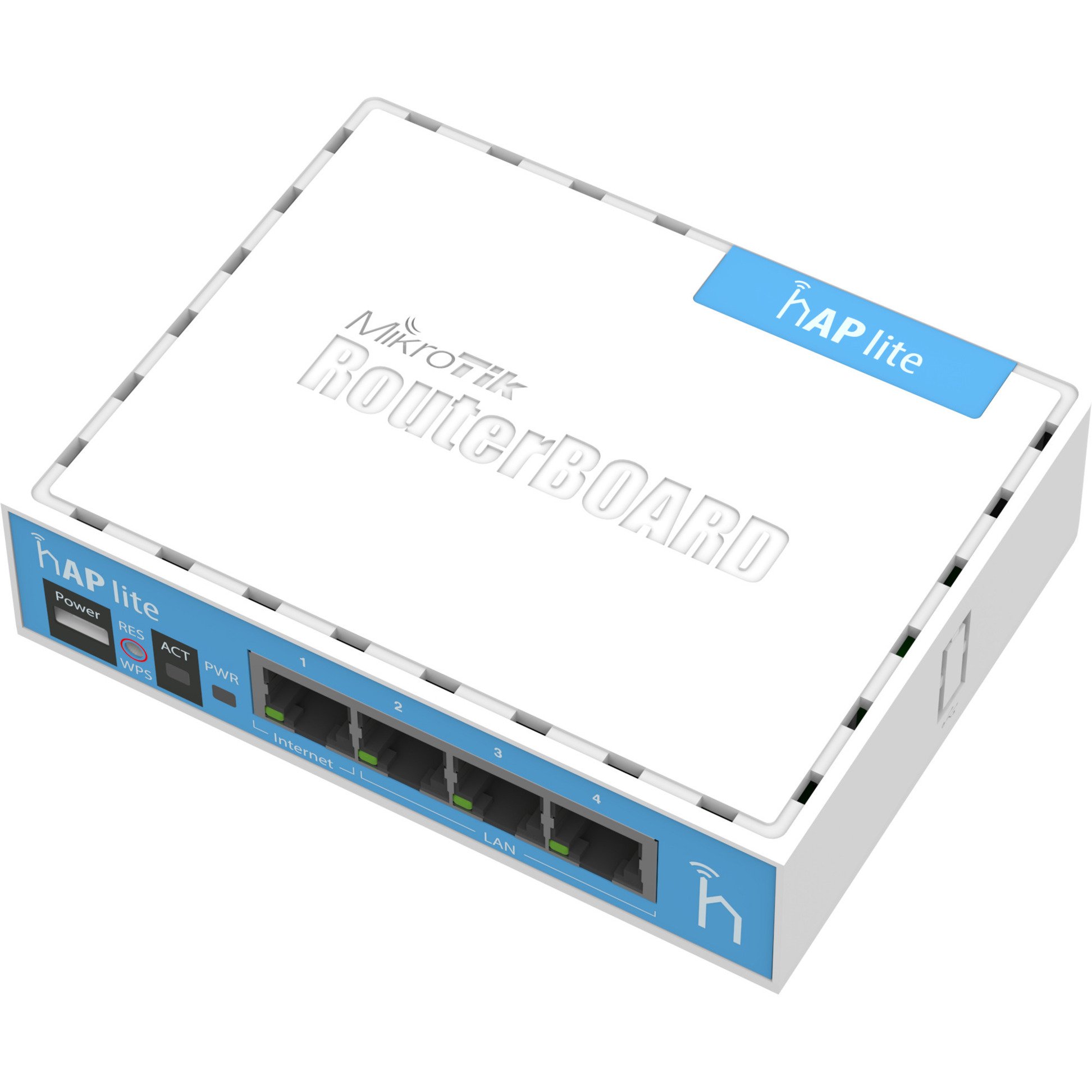 MikroTik hAP lite, Access Point weiß, WLAN-Access Point für Zuhause mit ...