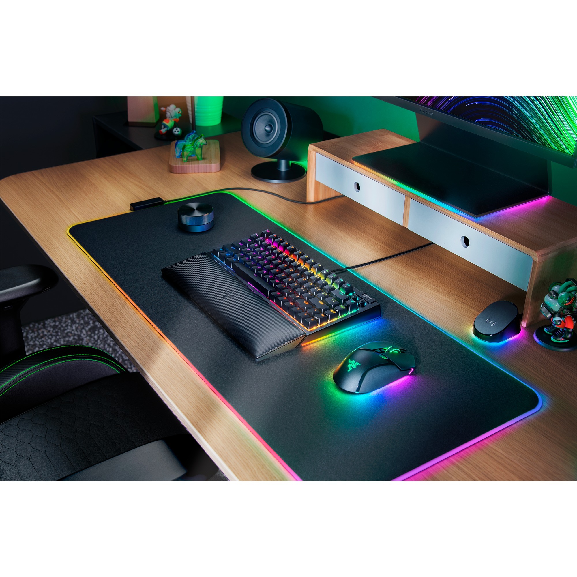 Razer BlackWidow V4 75%, Gaming-Tastatur schwarz, US-International ...
