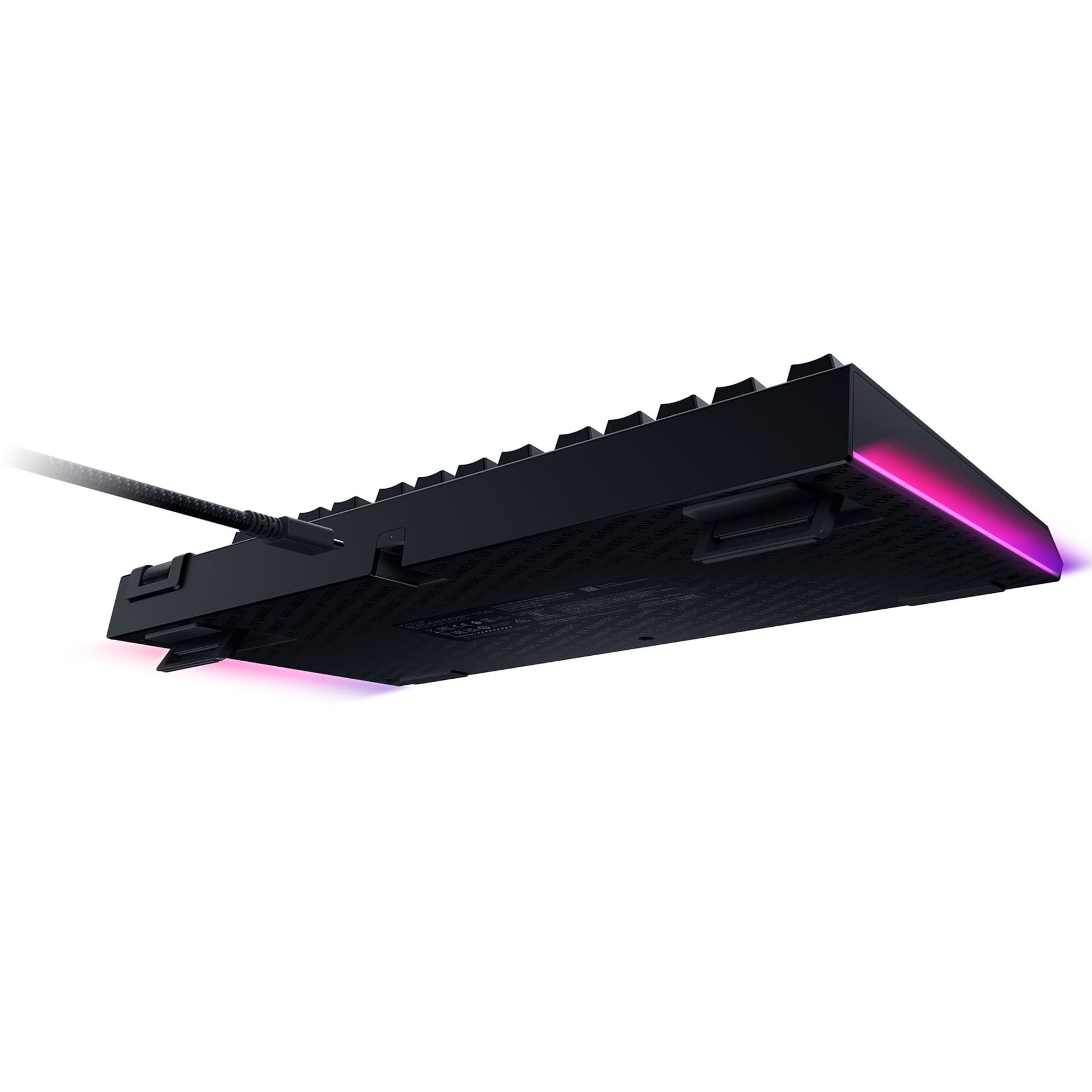 Razer BlackWidow V4 75%, Gaming-Tastatur schwarz, US-International ...