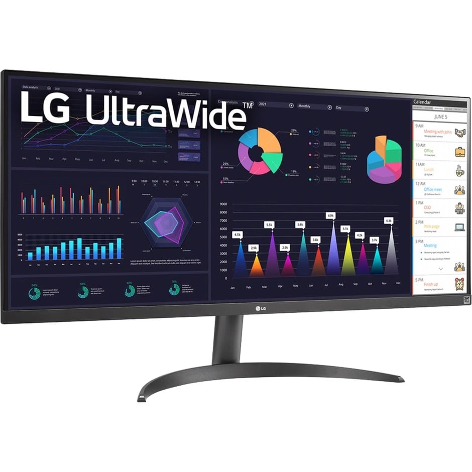 LG 34WQ500-B, LED-Monitor 87 cm (34 Zoll), schwarz, UW-FullHD, IPS, HDR ...