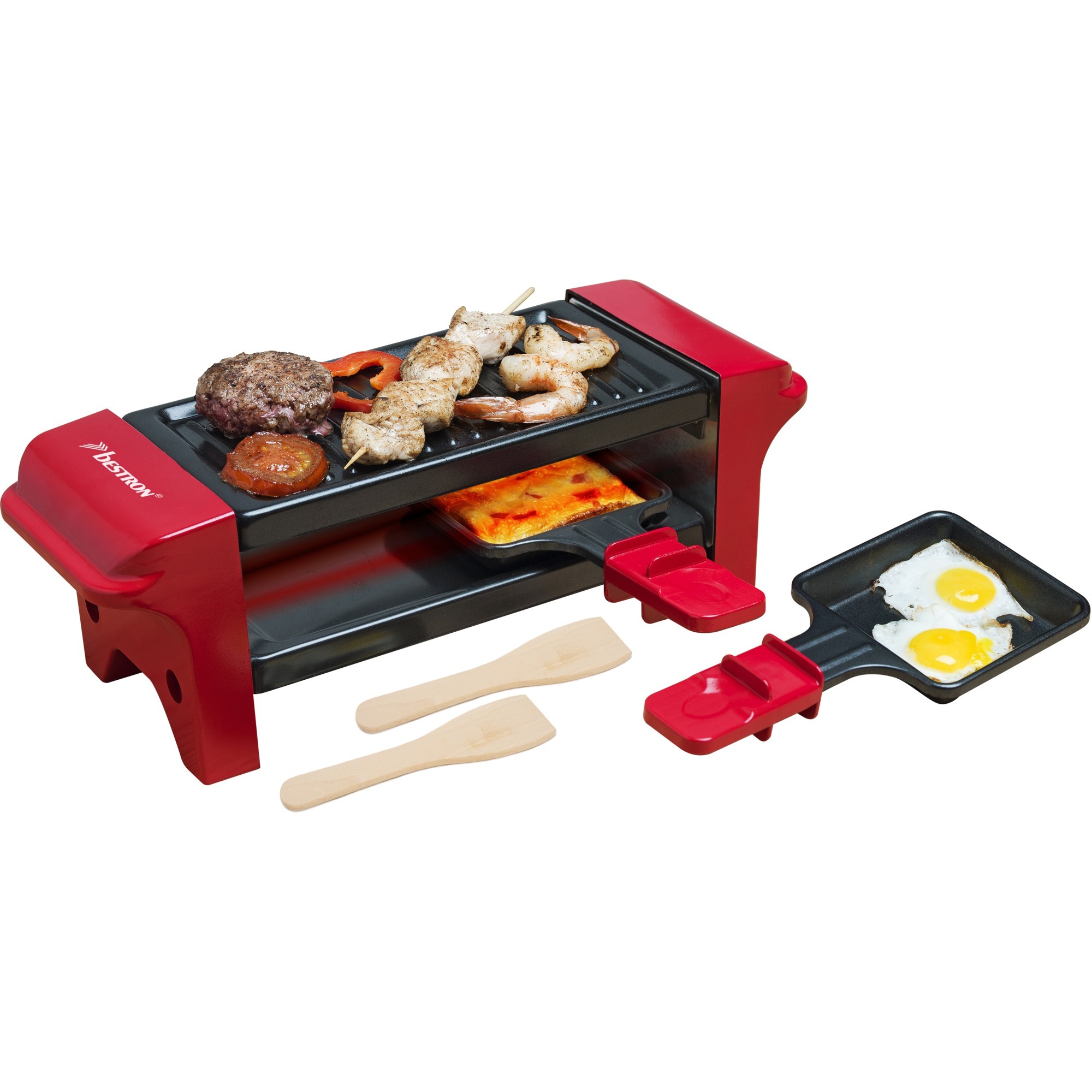 Bestron Raclette Grill AGR102 rot