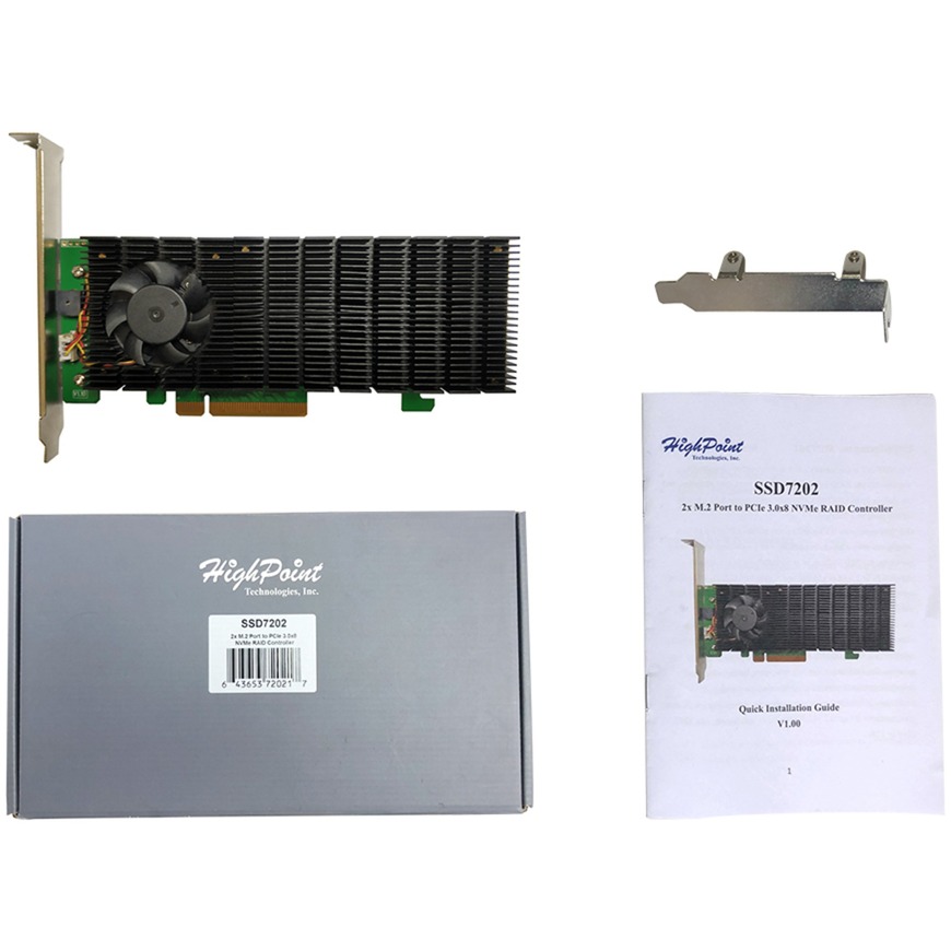 HighPoint 3rd-Gen NVMe SSD7202, Controller