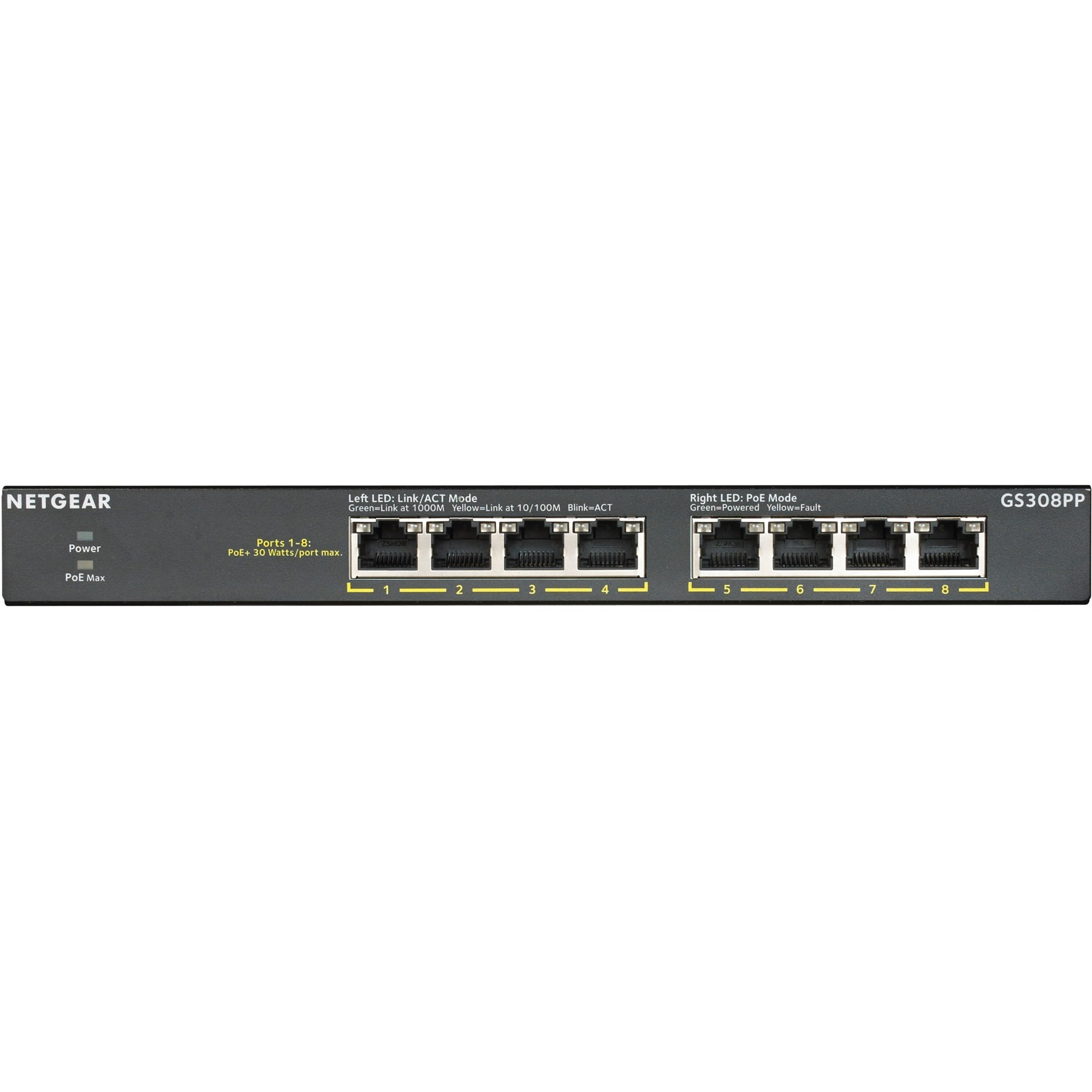 Netgear GS308PP, Switch