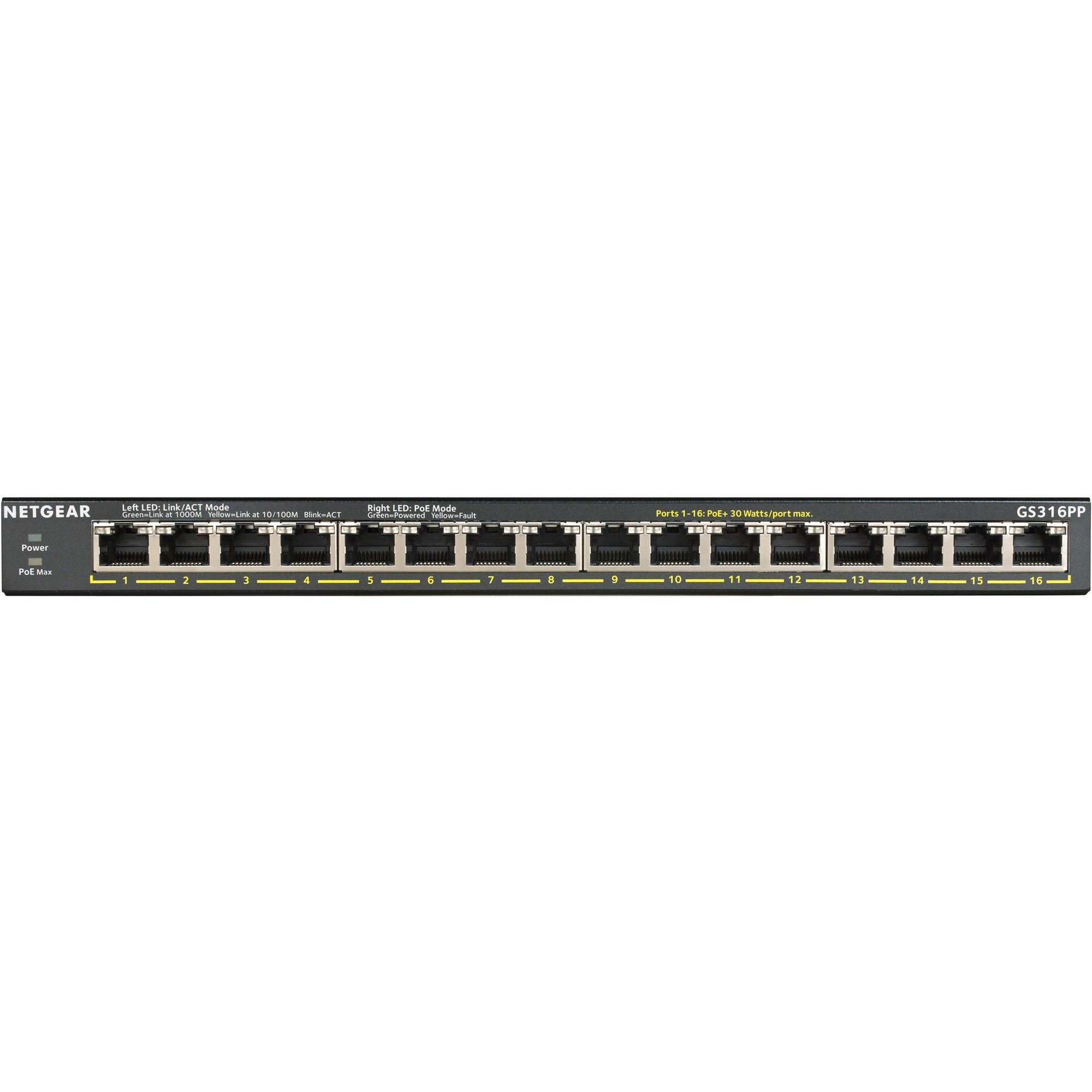 Netgear GS316PP, Switch