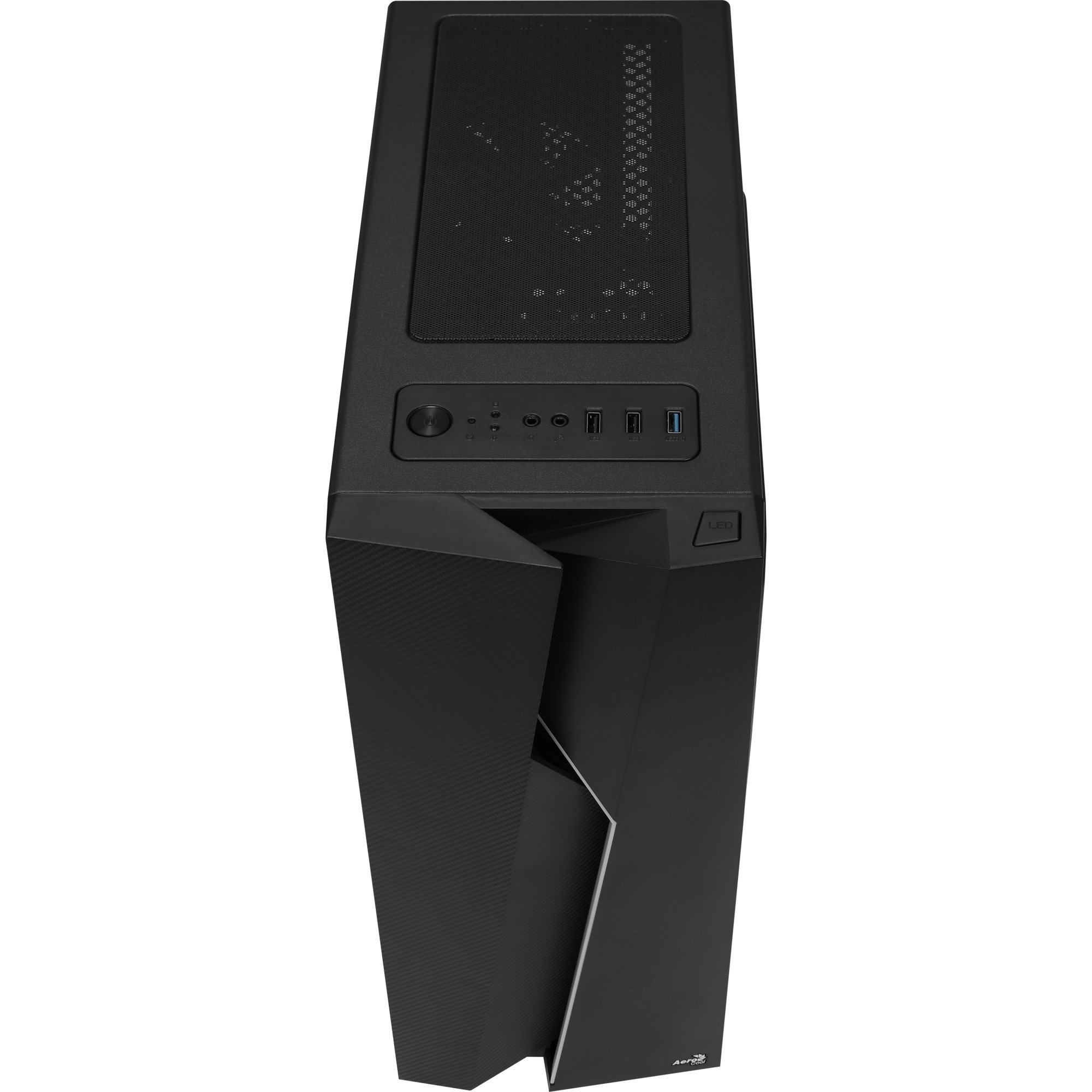 Aerocool Bolt, Tower-Gehäuse schwarz, Window-Kit