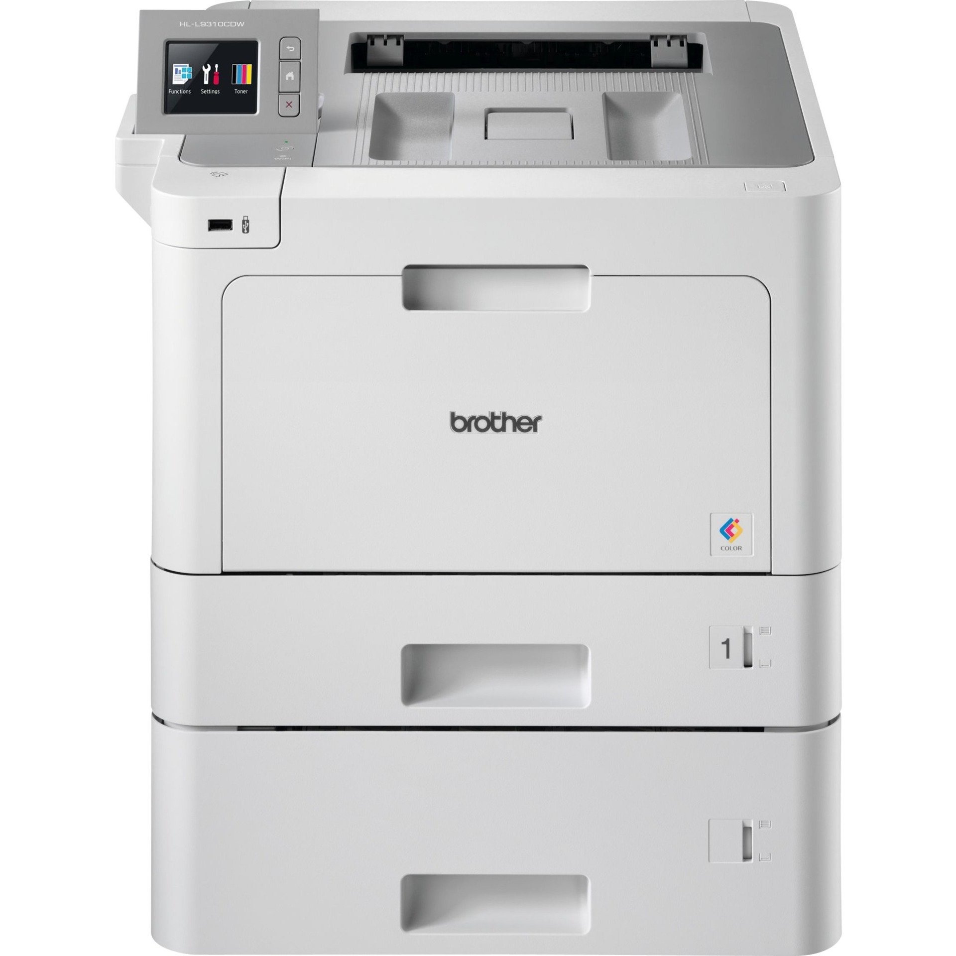 Brother HL-L9310CDWT, Farblaserdrucker grau, USB/LAN/WLAN, Duplex (Druck)